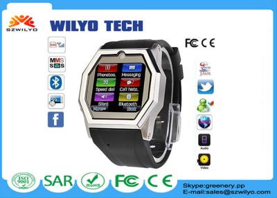 China WQ520 teléfono celular de 1,6 pulgadas en la muñeca, reloj 1.3Mp Bluetooth del teléfono celular 3g para el amante de los pares en venta