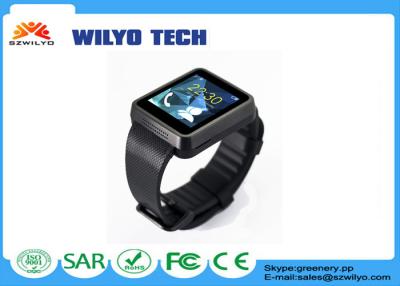 China WF1 relojes de los teléfonos celulares del G/M de 1,54 pulgadas, pulsera Wap 1.3Mp del silicio del reloj de la pantalla táctil en venta