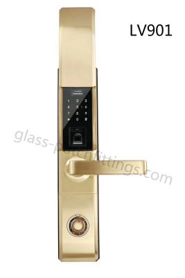 China Low Power Reminder Fingerprint Locker Lock , Thumbprint Door Lock Combination Unlock Function for sale