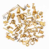 China Precision Brass CNC Turned Components with ±0.001mm Tolerance for Automotive and Fastener Industries for sale