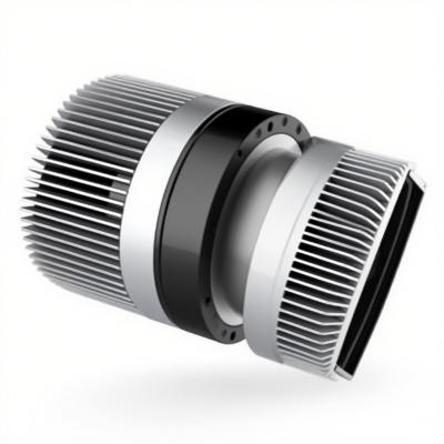 中国 高熱伝導性 アルミ合金合体モジュール 産業用ロボット用の熱分散シェル オーダーメイドアクティブ冷却ハウジング 販売のため