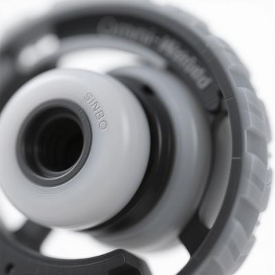 Cina Rullo in nylon per ruota Omni, alta precisione, elevata resistenza all'usura, per telaio di robot di servizio, personalizzato in vendita