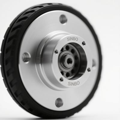 Китай Двигательный колесный узел с монтажем кодировщика высокой грузоподъемностью для обслуживания роботов мобильного шасси продается