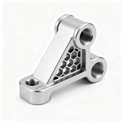 China Precision CNC Machining China Custom Titanium Alloy Spacecraft Connecting Bracket Aerospace Components Manufacturing for sale