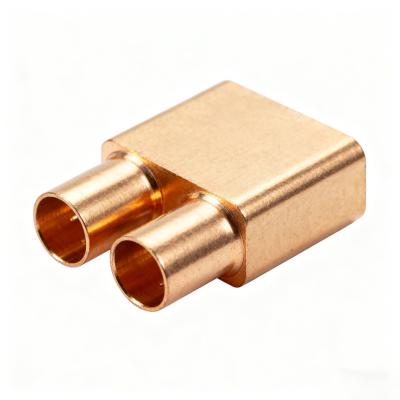 China Phosphor Bronze Connector Precision CNC Machining China Custom Electrical Terminal Component Manufacturing for sale