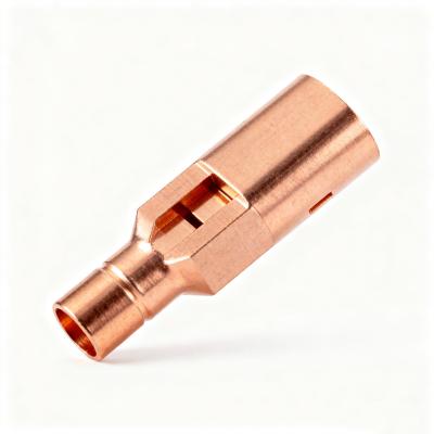 China Phosphor Bronze Connector Precision CNC Machining China Custom Electrical Terminal Component Manufacturing for sale