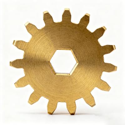 China CNC machining china precision CNC Machining brass gear custom copper alloy machined parts high precision transmission components for sale