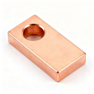 China Copper Alloy Conductive Block Custom Manufacturing High Conductivity Wear Resistant cnc machining china precision CNC Machining Service for sale