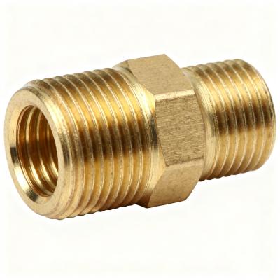 China Pressure Gauge Copper Joint Precision CNC Machining China Custom Copper Alloy Conductive Block CNC Machining Services Precision Pressure Gauge Fitting for sale