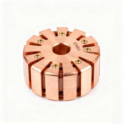 China Precision Motor Commutator Copper Alloy Machined Parts CNC Machining China Precision CNC Machining Services for sale