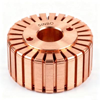 China Precision Motor Commutator Copper Alloy Machined Parts CNC Machining China Precision CNC Machining Services for sale
