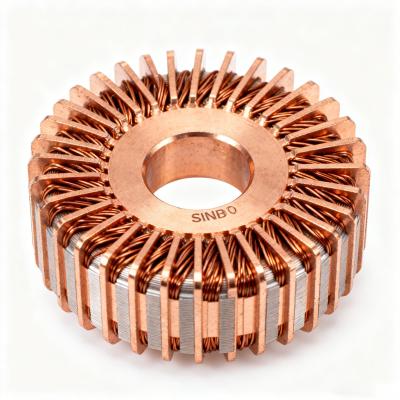 China Precision Motor Commutator Copper Alloy Machined Parts CNC Machining China Precision CNC Machining Services for sale