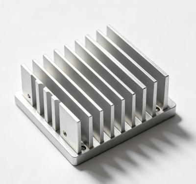 China Custom CNC Machined Aluminum 6061 Heat Sink Fins - Precision Thermal Management Components for sale