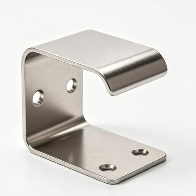 China Stainless Steel 304 Stamped Bracket Mounting Plate with Progressive Die Stamping and CNC Secondary Operations for sale