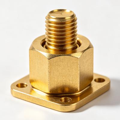 China Cold Forged Brass Terminal Fitting with CNC Post-Machined Precision for High Conductivity Power Connectors for sale