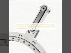 Precision CNC Machining China Custom Titanium Alloy Spacecraft Connecting Bracket Aerospace Components Manufacturing
