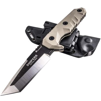 China Het kamperen Slijtagebewijs 1050 1055 Koolstofstaalmachete hoog - dichtheid 230mm Te koop