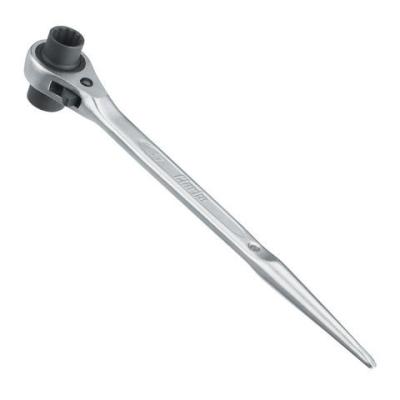 Cina Chiave Ratcheting forgiata cromata dell'incavo della chiave d'acciaio 18x19mm antiusura in vendita