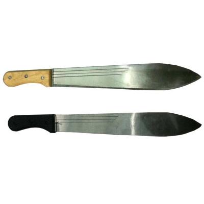 Cina lama d'argento moderna dell'OEM di Sugar Cane Knife della maniglia di legno di 1.8mm ad alto tenore di carbonio in vendita