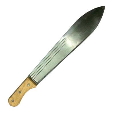 Cina lama d'argento moderna dell'OEM di Sugar Cane Knife della maniglia di legno di 1.8mm ad alto tenore di carbonio in vendita