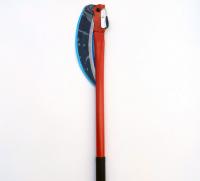 China Rustproof Long Handled Grass Sickle Garden Scythe Hand Polished 40mm Width for sale