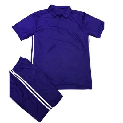 China Custom 2017/2018 team soccer jersey set with collar for sale