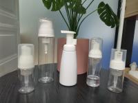 China External Spring PP Lotion Pump W/ Overcap 0.4CC Discharge Rate Free Samples for sale