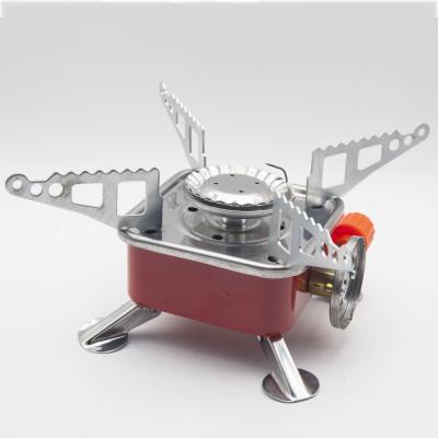 China Portable Camping Stove With Collapsible Serrated Pot Supports Precision Micro Metering Control Valve for sale
