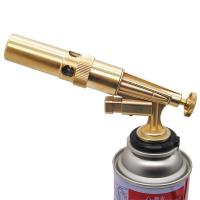 China Solid Brass Butane Gas Torch Head For Brazing Cooking for sale