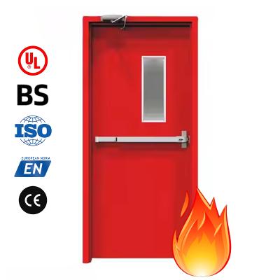 China Commercial Steel Fire Door – 30‑180 Minute Fire Rating, Single‑Channel Emergency Exit for sale