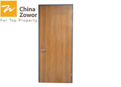 Cina Scelga l'acciaio galvanizzato di legno di rivestimento di grano dell'oscillazione della porta di mano destra di protezione antincendio in vendita