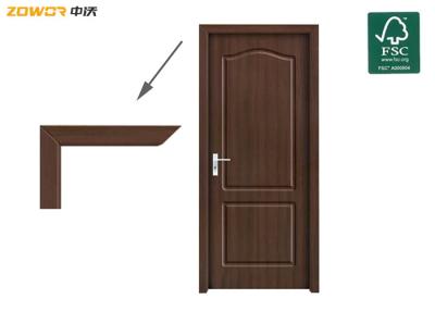 Cina porta di legno della pianura della quercia della striscia dell'uscita HDF dell'appartamento 20Kg/M2 in vendita