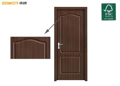 Cina porta di legno della pianura della quercia della striscia dell'uscita HDF dell'appartamento 20Kg/M2 in vendita