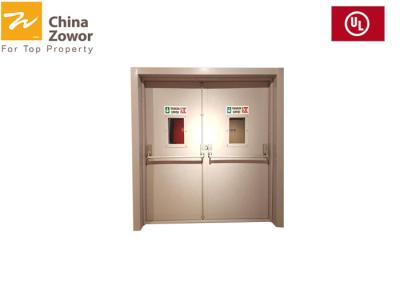 Cina UL dell'oscillazione della foglia dell'uscita di sicurezza 45mm la doppia ha elencato la porta antincendio in vendita