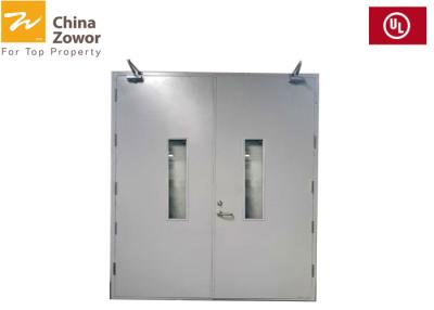 Cina I Grey bianco porta d'acciaio di protezione antincendio da 2100 x 2400 millimetri con vetro 2 ore infornano la valutazione spesso 55 millimetri in vendita