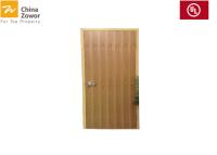 China La UL certificó la puerta de acero Pre-colgada solo oscilación de la seguridad contra incendios del color rojo para el acceso del pasillo en venta