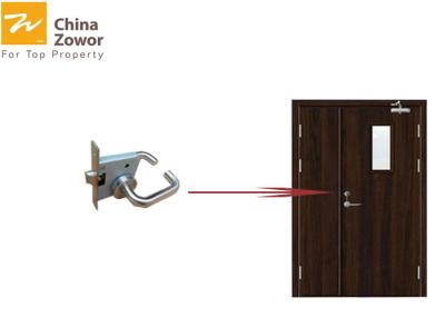 China Beëindigt de staal Geïsoleerde Branddeur met Visiecomité de Houten Korrel van /Walnut Aangepaste Kleur Te koop
