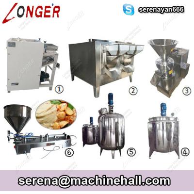 China Factory Price Hummus Processing Line|Chickpeas Peeling Roasting Grinding Machine for Sale for sale