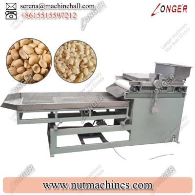 China Stainless Steel Roasted Peanut Particle / Granular Cutting Machine Fully Automatic for sale