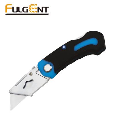 China Modern Folding Utility Knife SK5 Steel Replacement Blades Foldable Safety Knife for sale