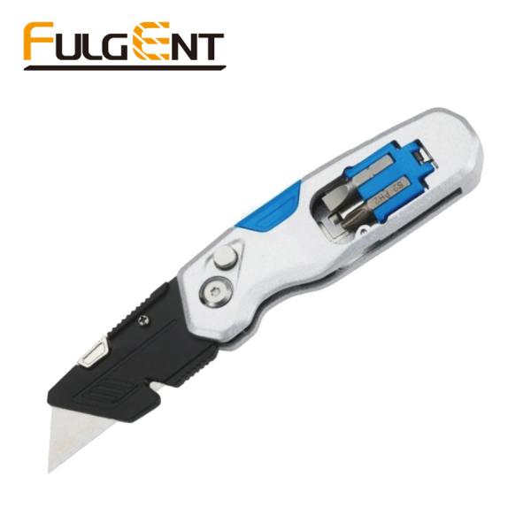 Quality Multi Function Folding Utility Knife With A Hex Hole And S2 Alloy Steel Bit for sale