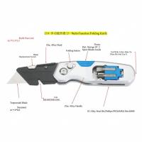 China Multi Function Folding Utility Knife With A Hex Hole And S2 Alloy Steel Bit for sale