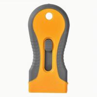 Quality Kitchen Grease Retractable Scraper ABS Oil Removal Cleaning Scraper for sale