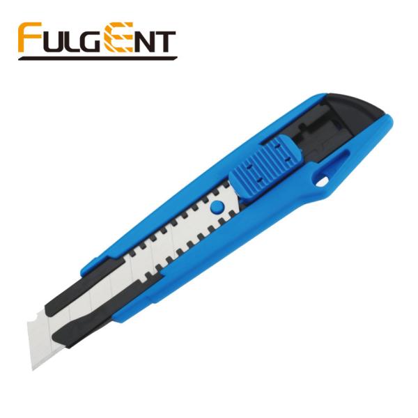 Quality 18mm Snap Off Blade Box Cutter Utility Knife With Snap Off Blades for sale
