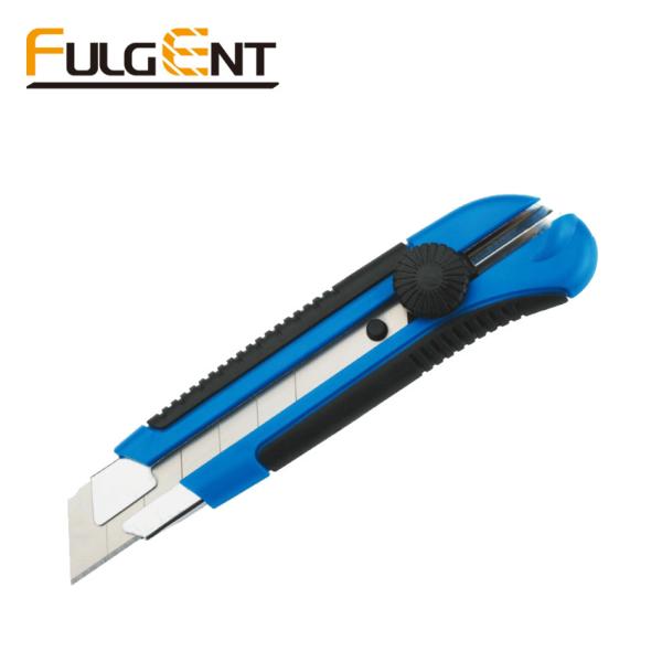 Quality 25mm Utility Knife 6 Segment Breakable Blade Knife Lockback for sale