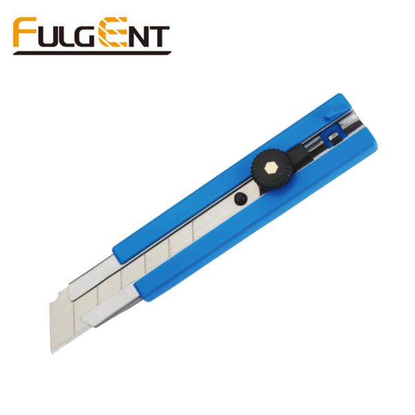 Quality 6 Snap Off Blade Knife 25mm Box Cutter Utility Knife Lock Back for sale