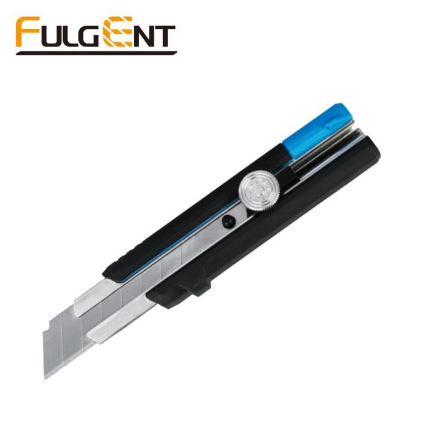 Quality High Carbon Steel Safety Utility Knife 25mm Snap Off Box Cutter for sale
