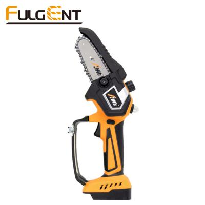 China 20V Lithium Mini Chainsaw 300W 4 Inch Battery Chainsaw For Branches for sale