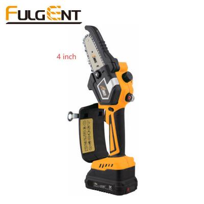 China 100mm Dia 4 Inch Electric Chainsaw 300W Lithium Battery Chainsaw for sale