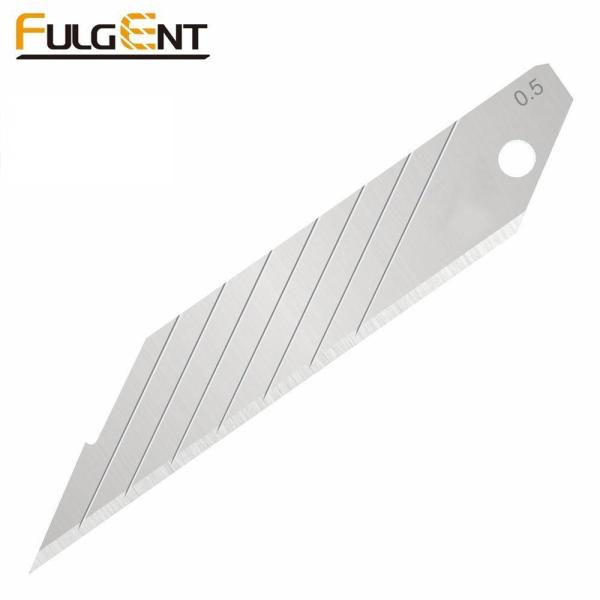 Quality Silvery 18mm Snap Off Blades 0.5mm Thickness Replacement Snap Off Blades for sale